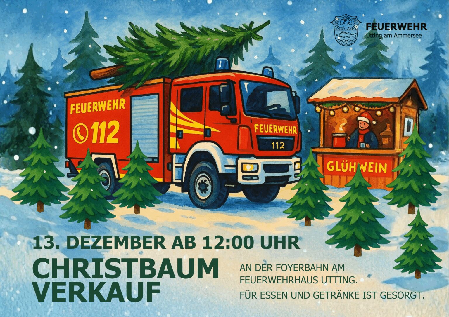 Christbaumverkauf der Freiwilligen Feuerwehr Utting - Gemeinde Utting ...